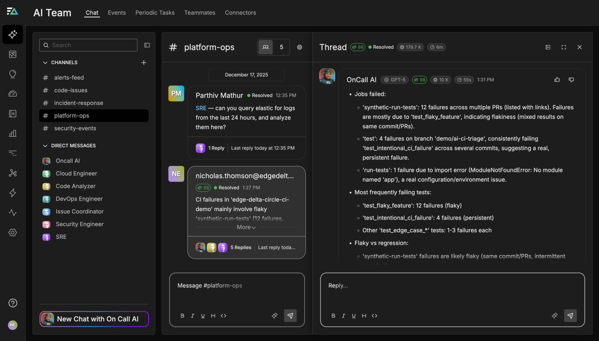 Automate CircleCI Monitoring and Triage with Edge Delta's AI Teammates ...